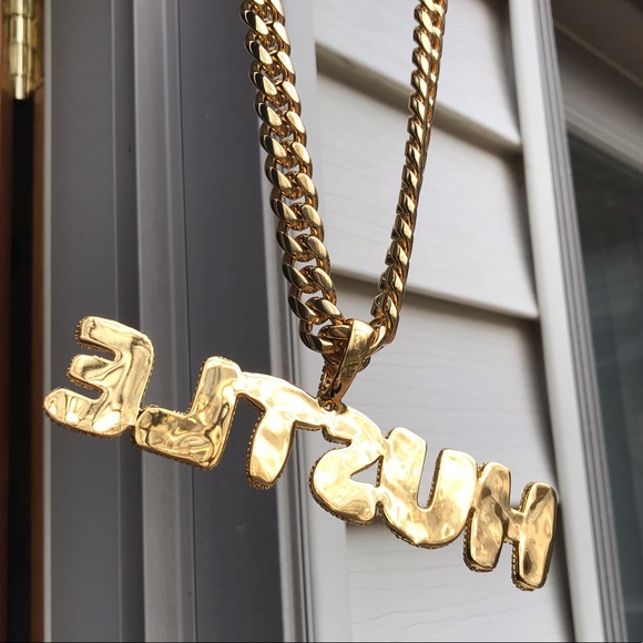Spicyice.com | Accessories | Iced Hustle Pendant W 8k 12mm Cuban Link ...